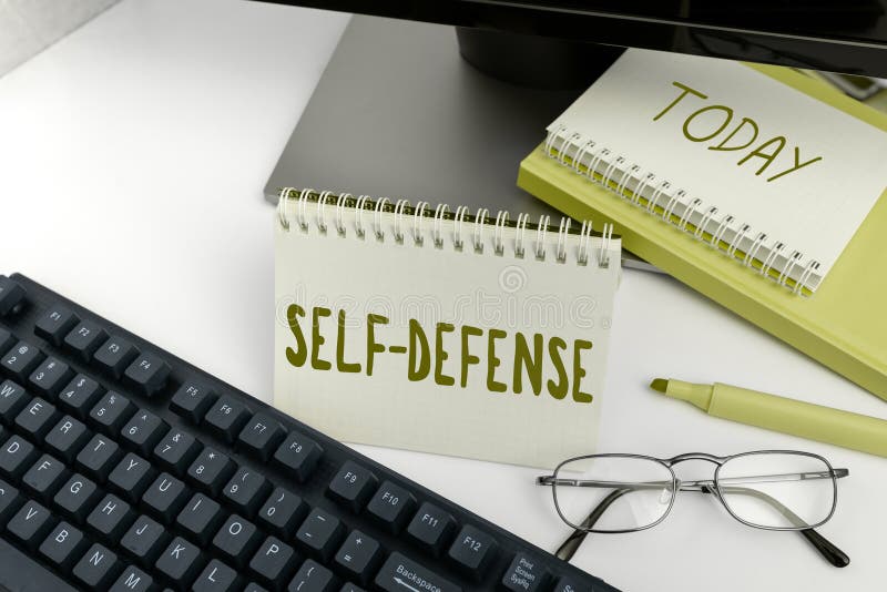 Sign Displaying Self Defense. Conceptual Photo the Act of Defending One ... Sign Displaying Self Defense. Conceptual Photo the Act of Defending One ...