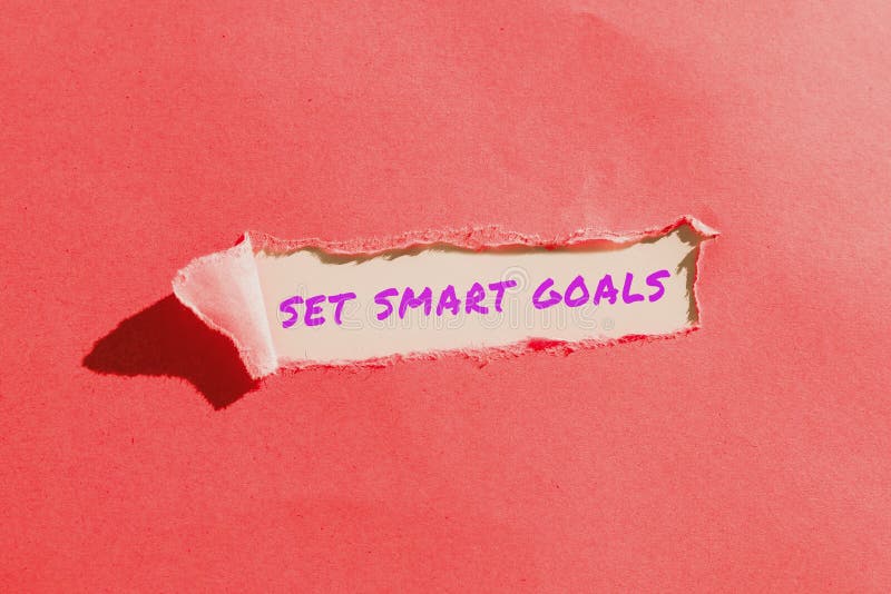 Sign Displaying Set Smart Goals. Word Written on Establish Achievable ... Sign Displaying Set Smart Goals. Word Written on Establish Achievable ...