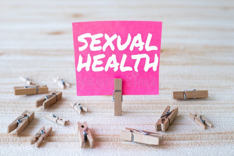 Sign Displaying Sexual Health Business Overview Positive And