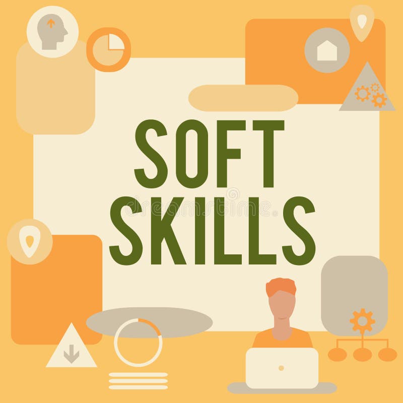 Conceptual Caption Soft Skills. Business Approach Personal Attribute ...
