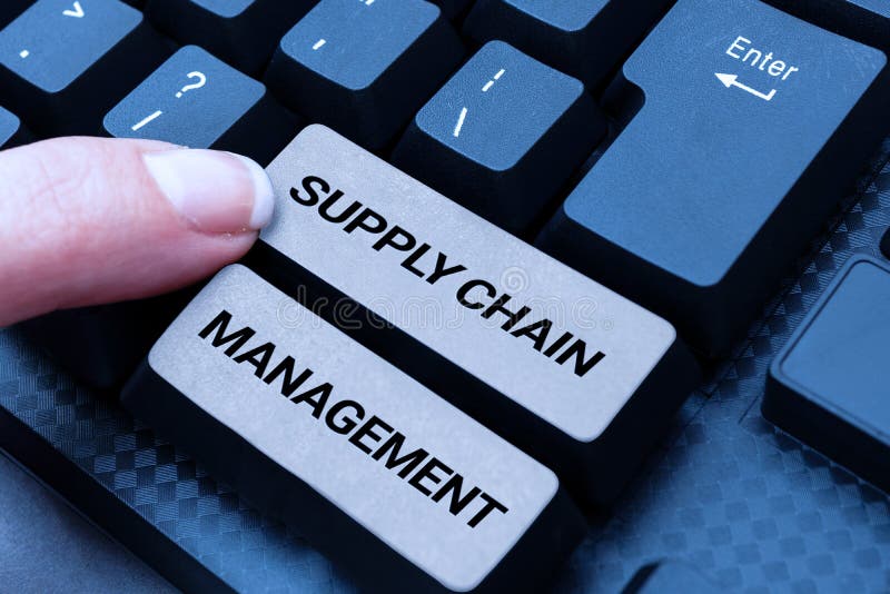 Text Showing Inspiration Supply Chain Management. Business Showcase ... Text Showing Inspiration Supply Chain Management. Business Showcase ...