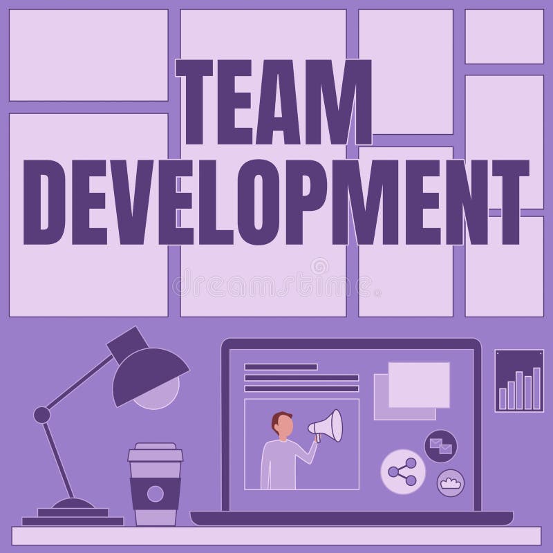 Sign Displaying Team Development. Business Overview Learn Why and How ...