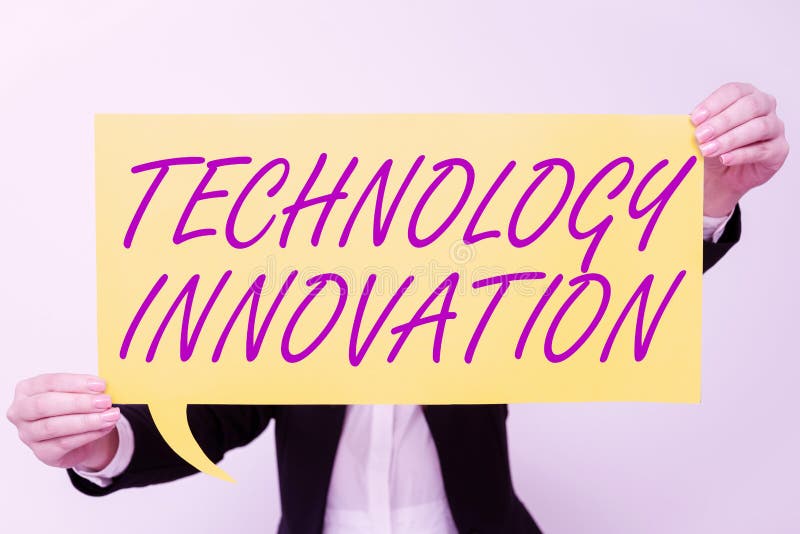 Sign Displaying Technology Innovation. Conceptual Photo Advanced Net ...