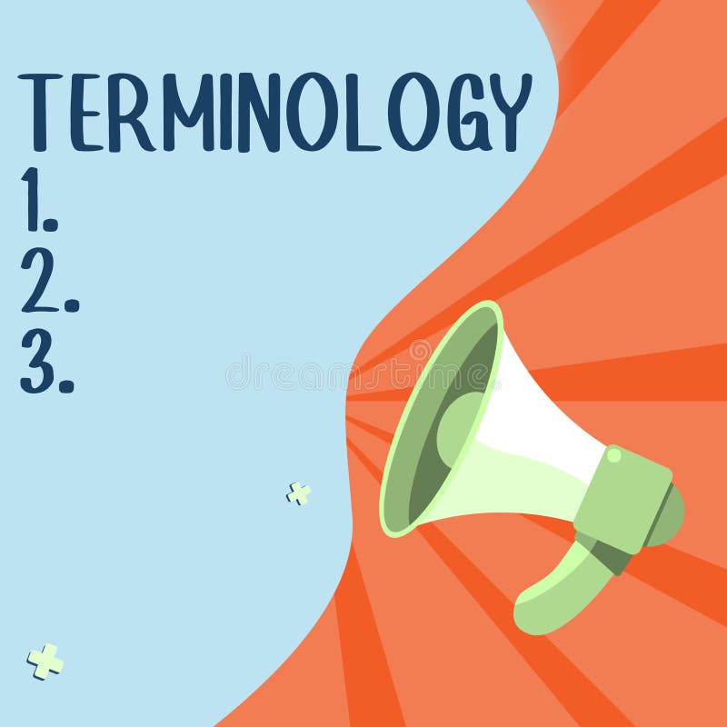 Sign Displaying Terminology. Business Approach Terms Used with ...