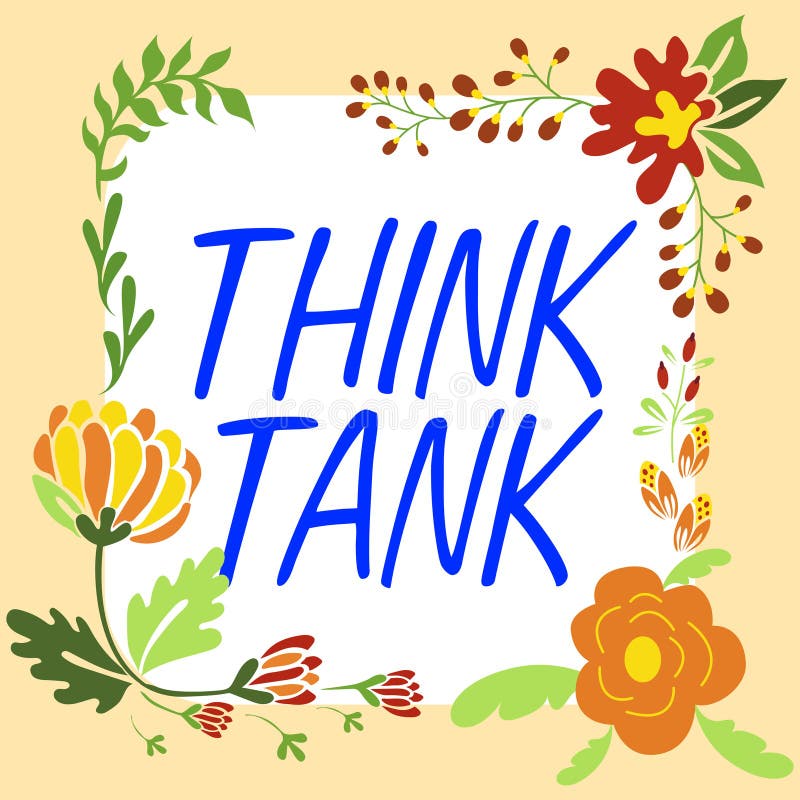Text Caption Presenting Think Tank. Business Overview Thinking of ...