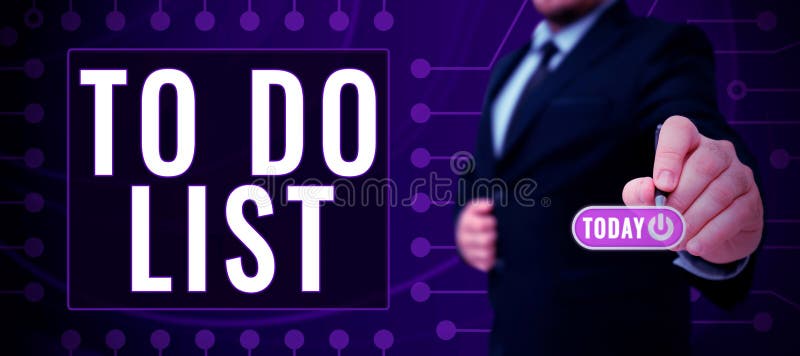 Text Caption Presenting To Do List. Business Overview a Structure that ...