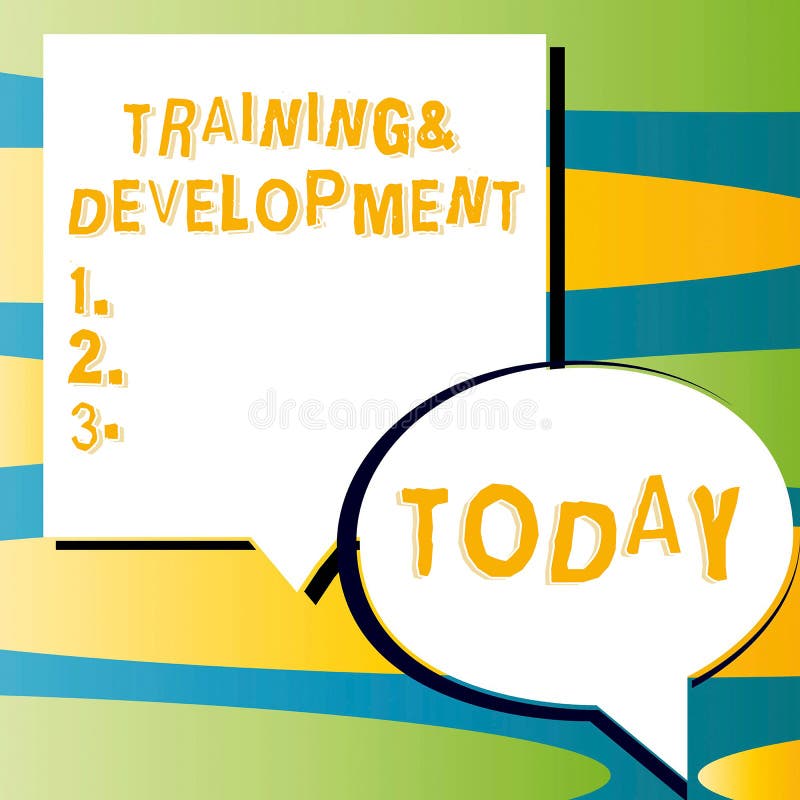 Sign Displaying Traininganddevelopment. Concept Meaning Organize ...