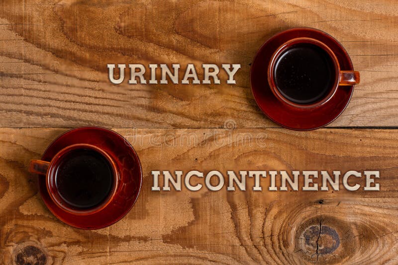 Sign Displaying Urinary Incontinence. Word Written on Uncontrolled ...