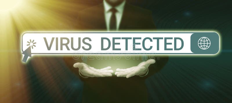 Text Sign Showing Virus DetectedA Computer Program Used To Prevent and ...