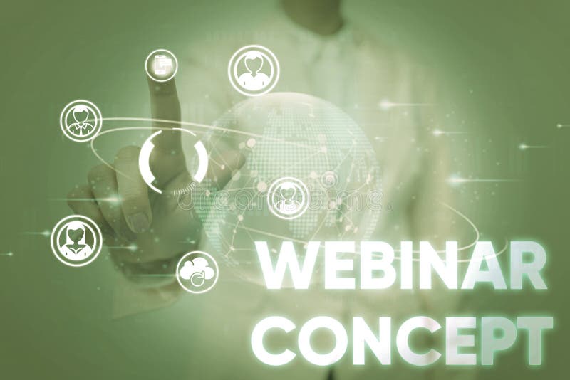 Text Showing Inspiration Webinar Concept. Word Written on Workshop or ...