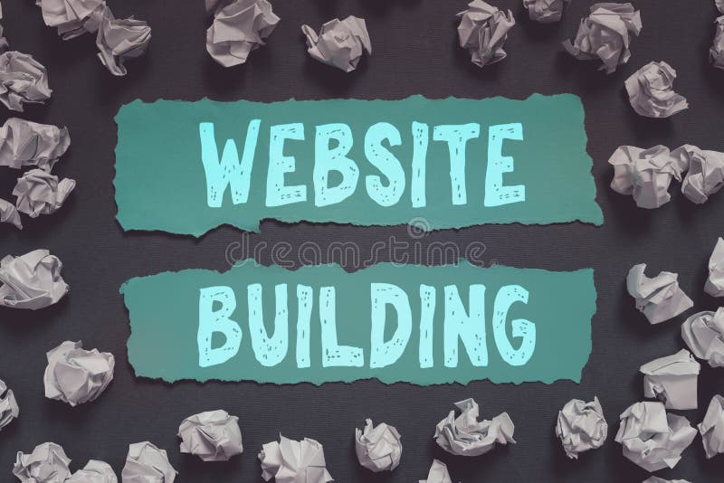 Text Caption Presenting Website Building. Business Showcase Site is ...