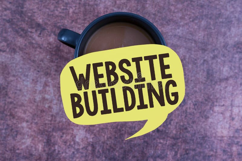 Sign Displaying Website Buildingtools that Typically Allow the ...
