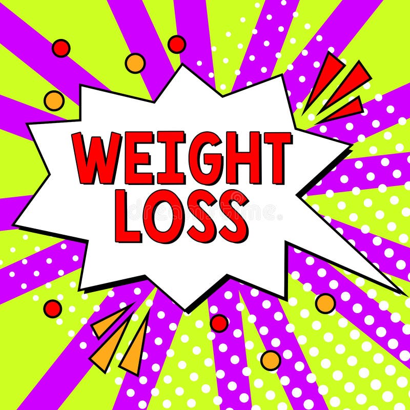Sign Displaying Weight Loss. Concept Meaning Decrease in Body Fluid ...