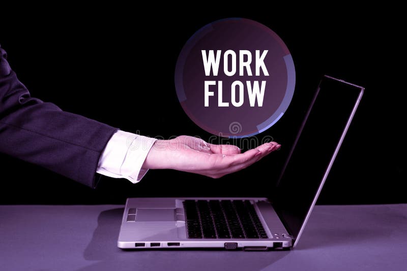 Sign Displaying Work Flow. Business Approach Continuity of a Certain ... Sign Displaying Work Flow. Business Approach Continuity of a Certain ...