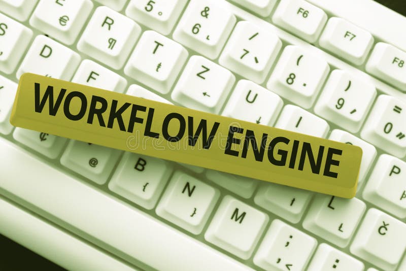 Sign Displaying Workflow Engine. Business Showcase Software Application ... Sign Displaying Workflow Engine. Business Showcase Software Application ...