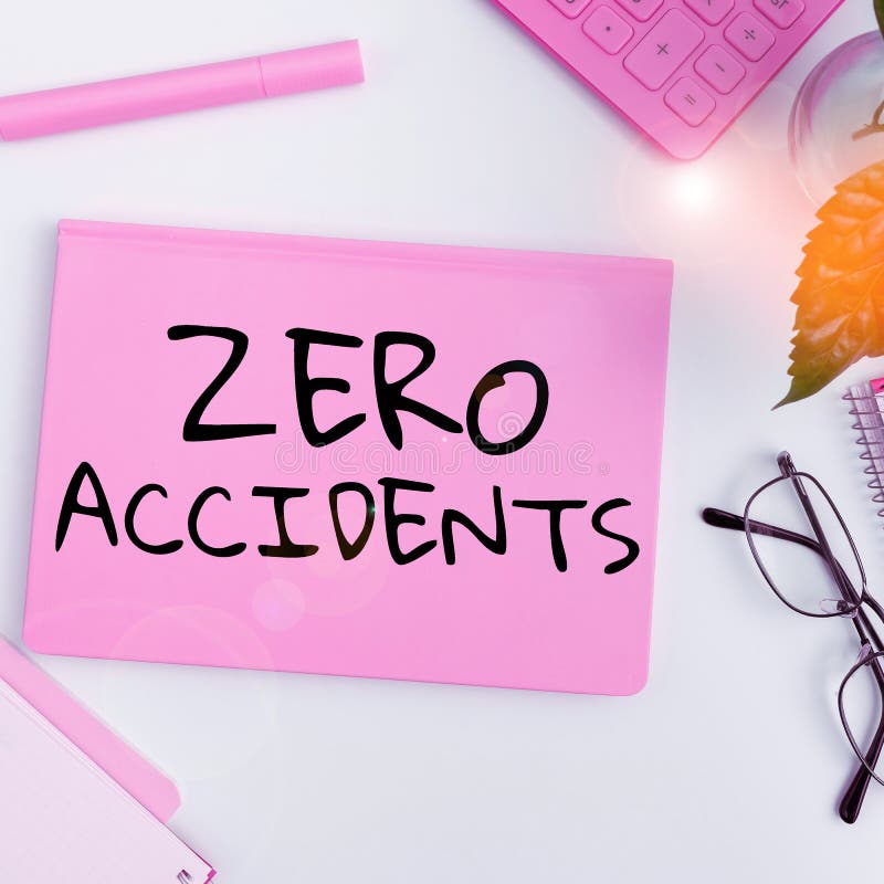 Sign Displaying Zero Accidents. Business Overview Important Strategy ...