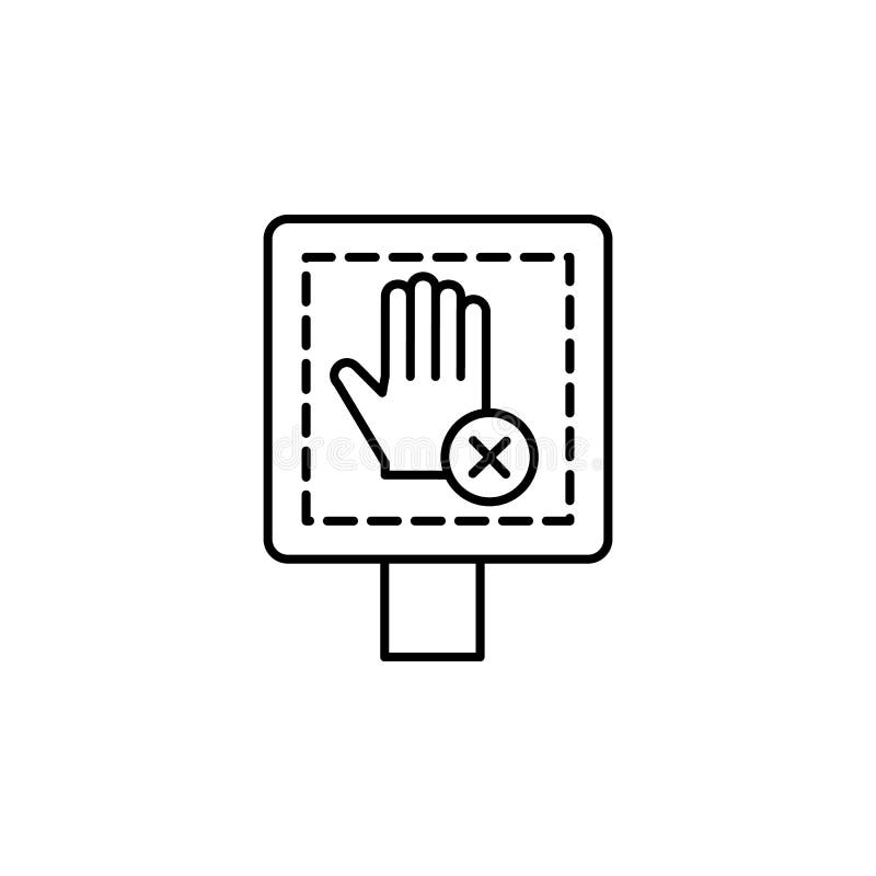 Don T Touch Icon Stock Illustrations – 254 Don T Touch Icon Stock ...