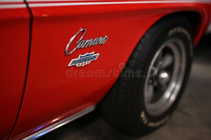 Sign on the Door of a Red Official Yenko Camaro Editorial Photo - Image ...