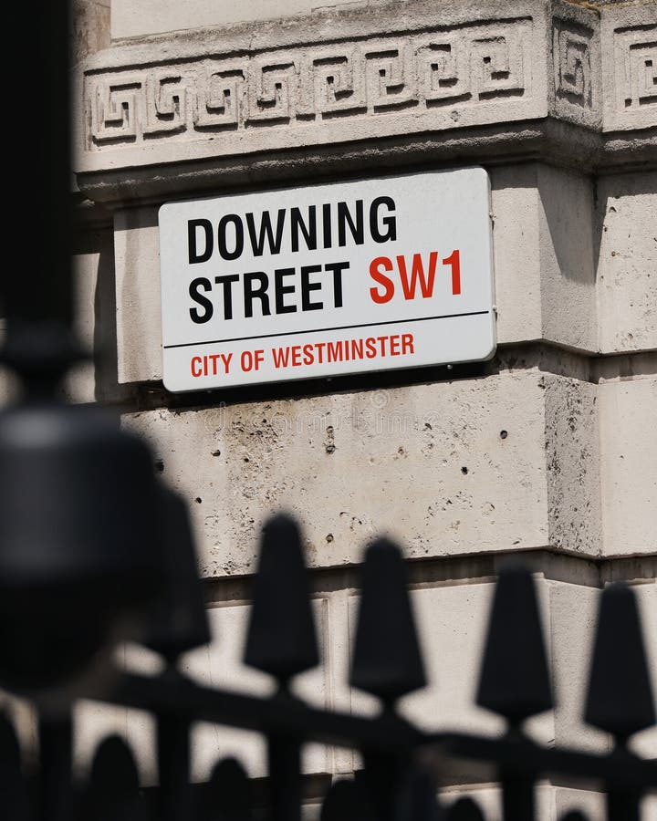 Sign on Downing Street in London Editorial Photography - Image of ...