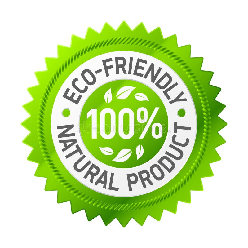 Sign of Eco-friendly Product Stock Vector - Illustration of friendly ...