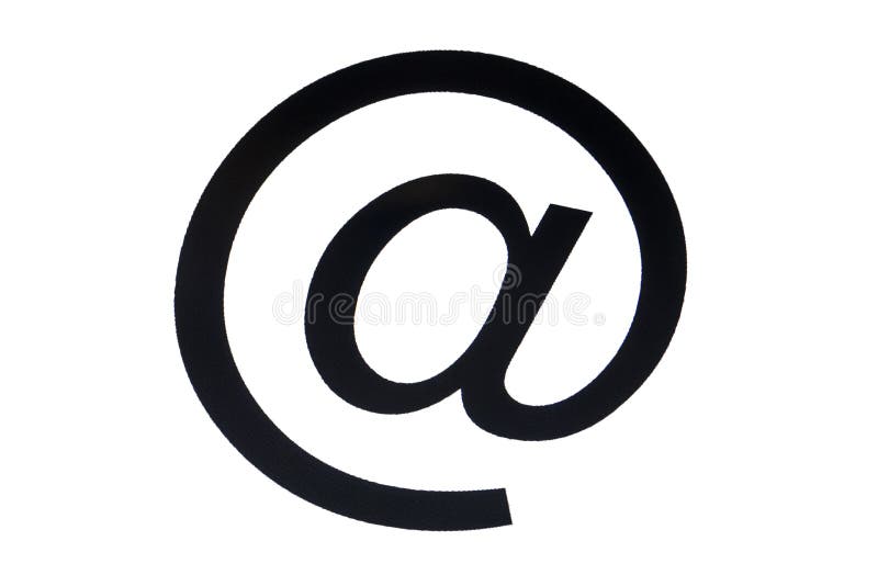 Email symbol stock photo. Image of alias, website, business - 15884380