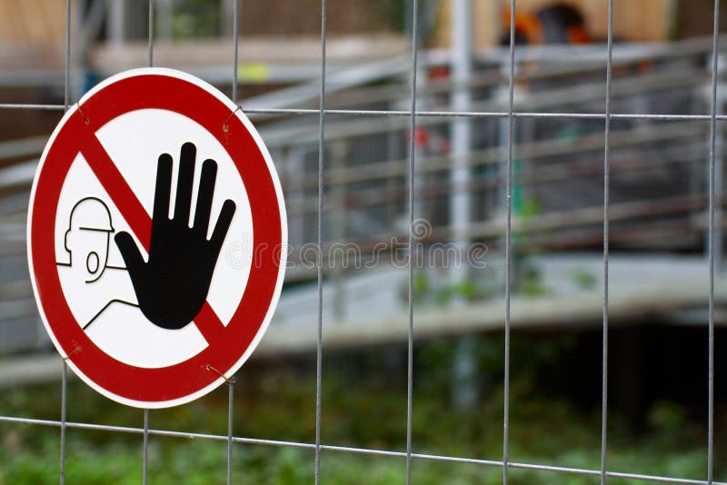 Sign no entry for vehicles stock photo. Image of entrance - 168645700