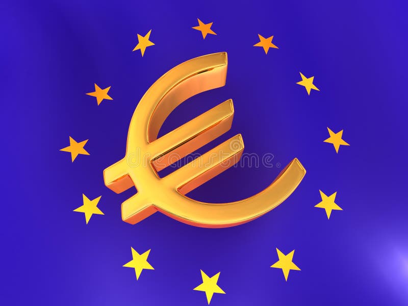 Europa sign stock illustration. Illustration of blue, yellow - 809710