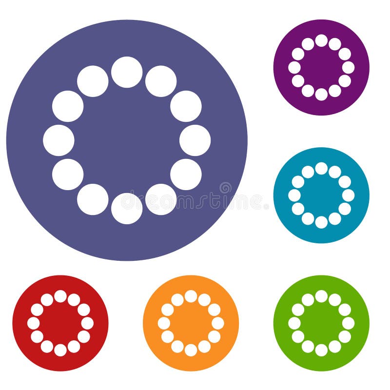 Sign Expectations Page Load Icons Set Stock Vector - Illustration of ...