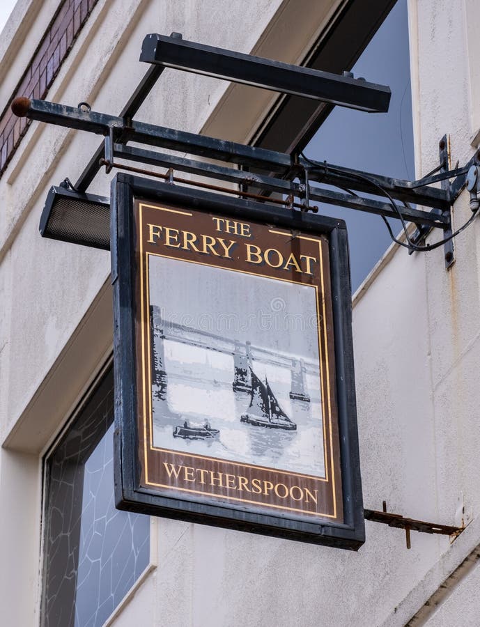 Sign, Ferry Slipway stock image. Image of coast, sand, water - 61859