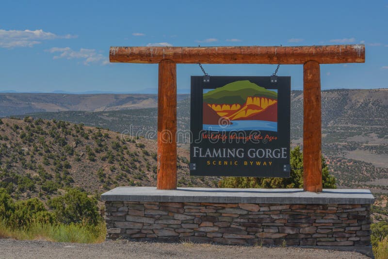 Flaming Gorge Sign Stock Photos - Free & Royalty-Free Stock Photos from ...
