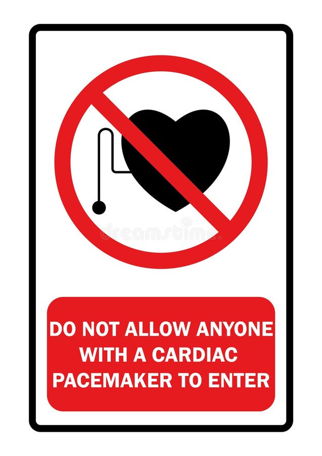 Warning Sign Pacemaker Stock Illustrations – 184 Warning Sign Pacemaker ...