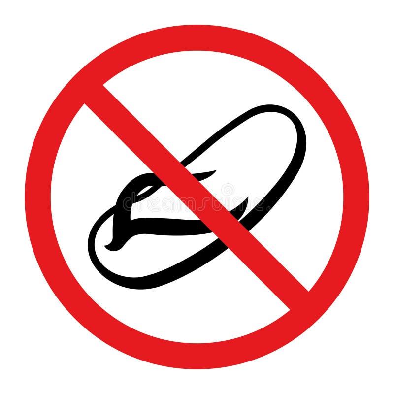 Slippers Prohibition Stock Illustrations – 96 Slippers Prohibition ...