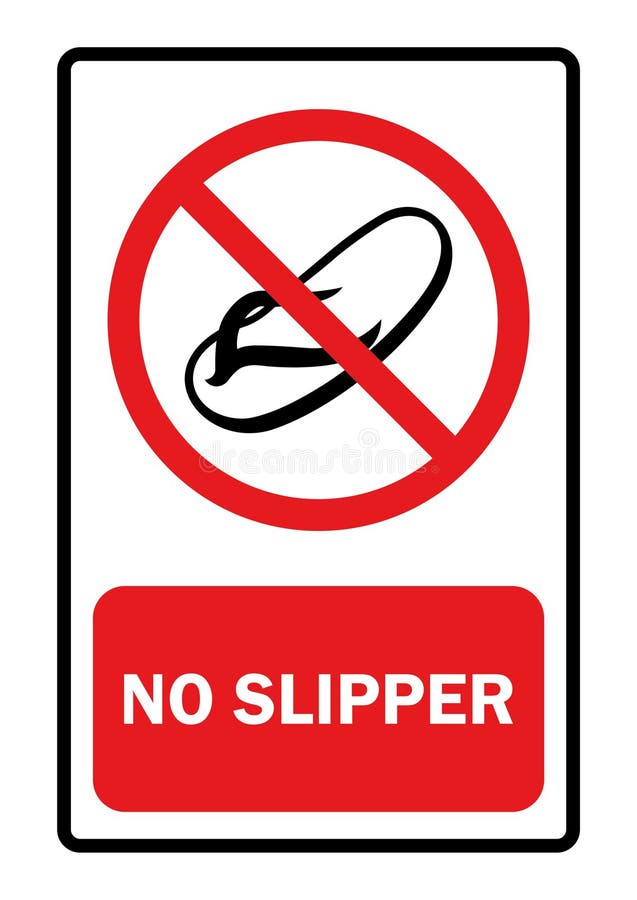 Slippers Prohibition Stock Illustrations – 96 Slippers Prohibition ...