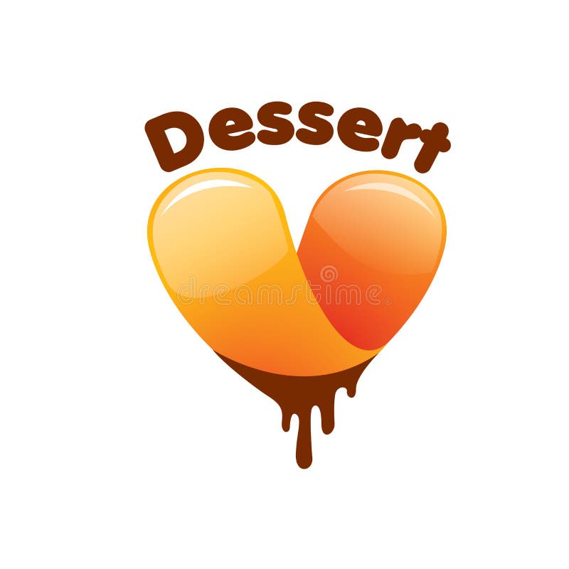 Sign in the Form of Sweet Food. Vector Illustration. Stock Vector ...