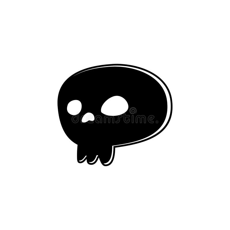 Sign in the Game Skull Icon. Element of Computer Games for Mobile ...