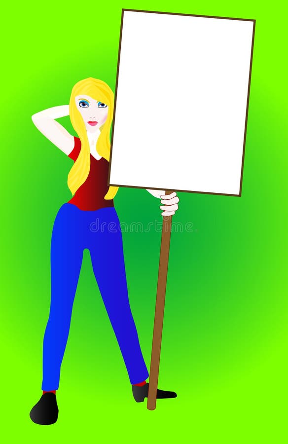 It is a Girl Sign stock vector. Illustration of graphic - 114273988