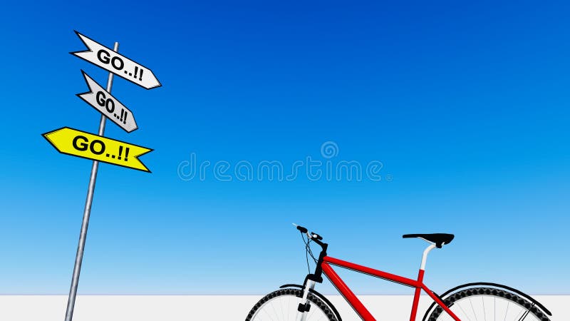 Sign go go stock illustration. Illustration of hiking - 43620048