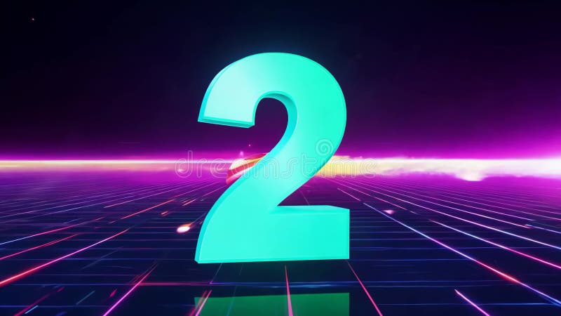 Sign Go Pop Up in Retro Gaming Style with Neon Letters Stock Footage ...