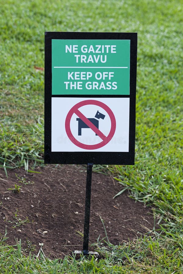Sign on a grass stock image. Image of empty, front, green - 35736485