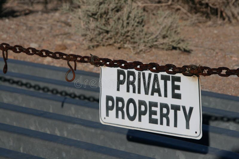 Private Property Sign Hanging Chain Stock Photos - Free & Royalty-Free ...