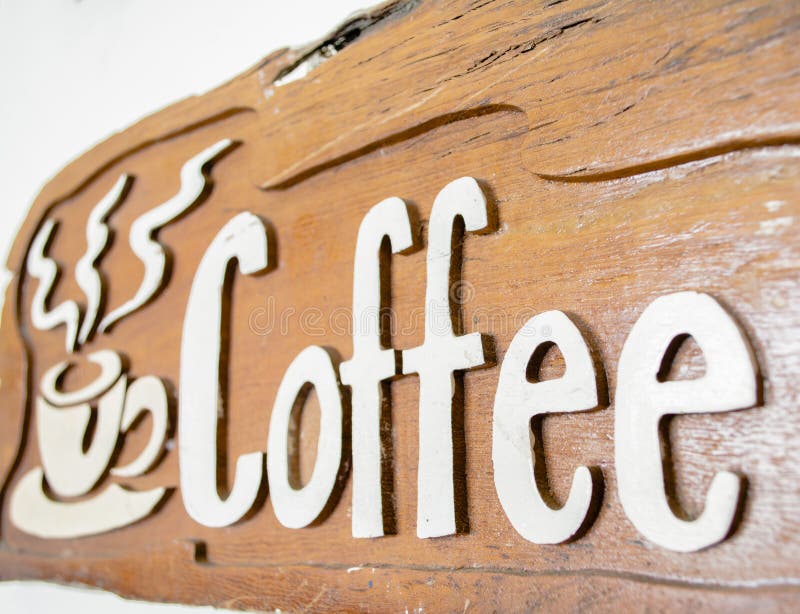 Coffee Shop Sign stock image. Image of sign, light, cozy - 1631233