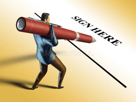 Sign Here Stock Illustrations – 44,819 Sign Here Stock Illustrations ...