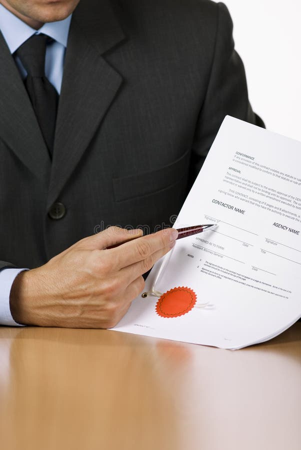 Pen signing form stock image. Image of release, business - 9593221
