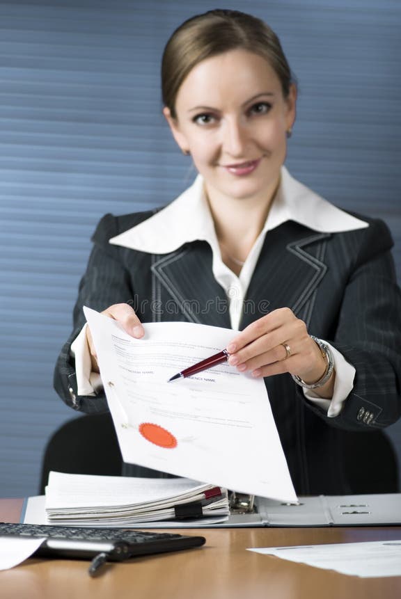 Sign here stock photo. Image of business, paper, showing - 16330542