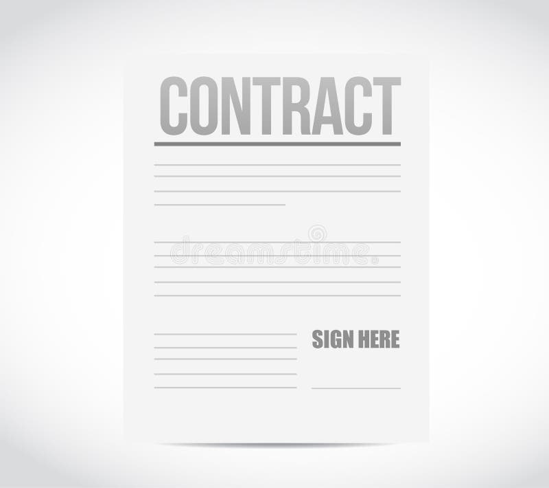 Sign here handwritten stock illustration. Illustration of handwriting ...