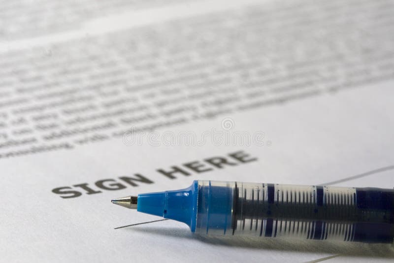 Sign here pen stock photo. Image of paragraph, ballpoint - 2266360