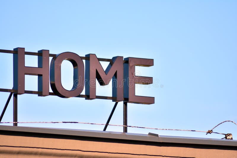 Sign Home. editorial image. Image of home, board, building - 142720000