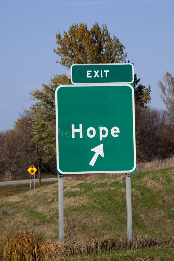 Sign of Hope stock photo. Image of vertical, humor, sign - 37099602