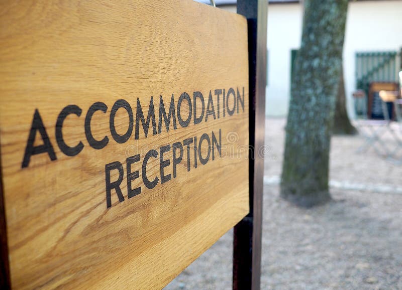 B&B Accommodation Sign stock image. Image of hotel - 28410491