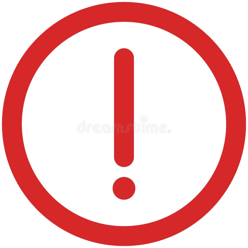 Warning Sign with Exclamation Mark on White Background. Hazard Warning ...